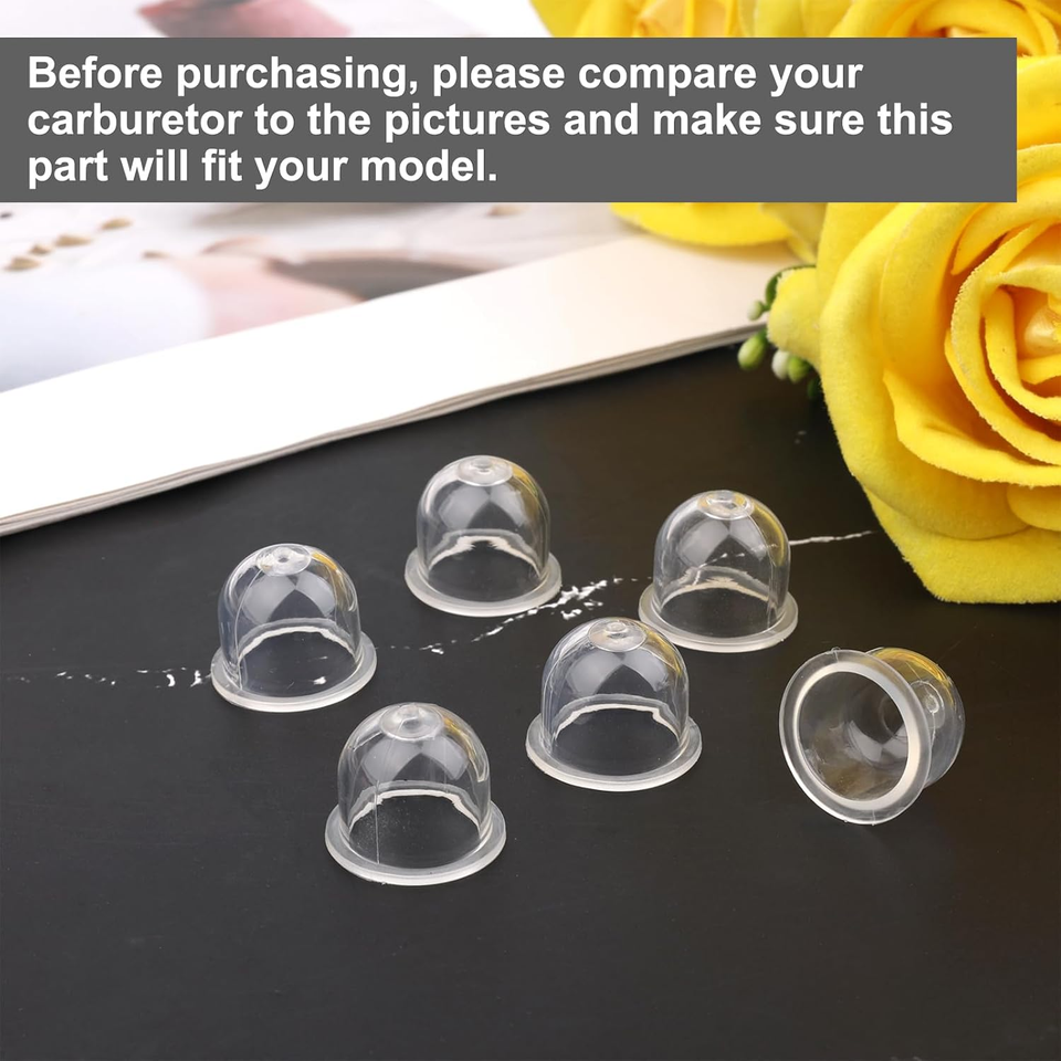 6-Pack Fuel Primer Bulb Replacement for Homelite Ryobi Craftsman Zama ...