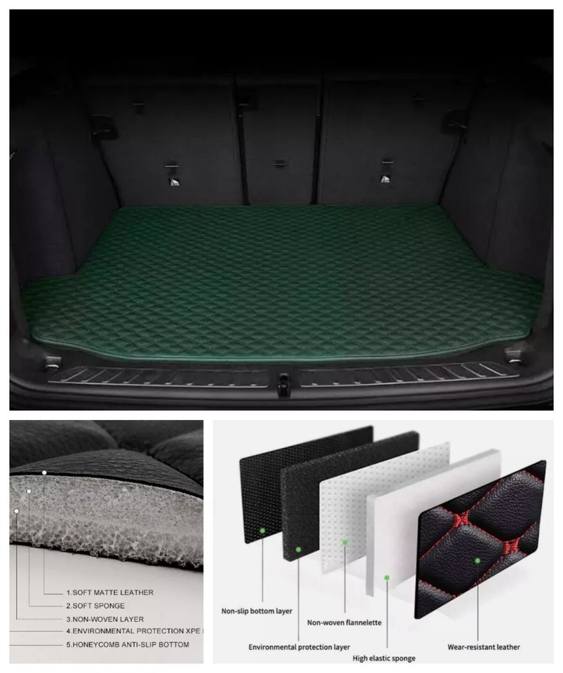 Trunk Mat for Cadillac OPTIQ Car Trunk Mats Auto Cargo Liner Waterproof ...