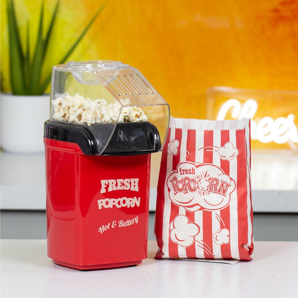 Global Gizmos Popcorn Makers / 3 Sizes For Home Use / Healthy Oil Free ...
