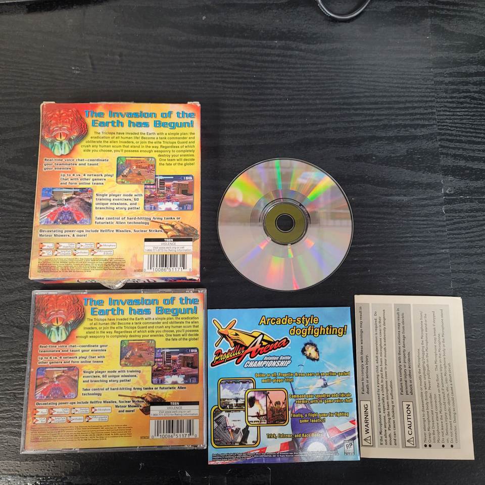 Alien Front Online for Sega Dreamcast Complete In Box CIB Great Shape ...