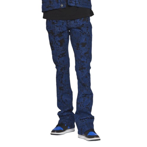 Valabasas Stacked "Blue Moon" Denim Jean - Blue/Black Size 40 NWT | eBay
