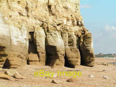 Photo 6x4 Cliff at Fairlight Head. Cliff End/TQ8813 c2005 | eBay UK