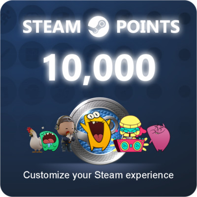 10000 STEAM POINTS Steam Points Shop Currency Get Points Shop XP | eBay