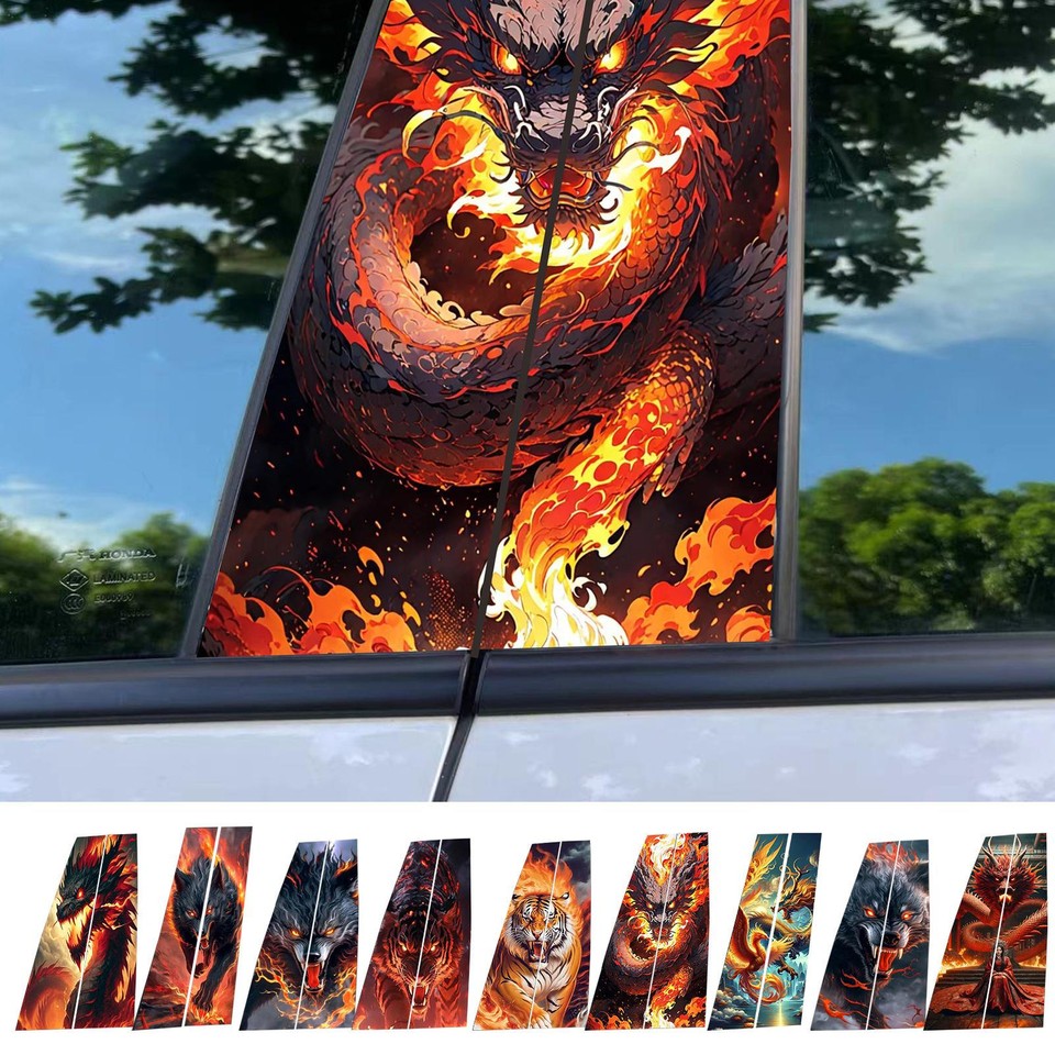 Car Center Pillar Sticker Car Center Column Sticker Window Pillar Posts ...