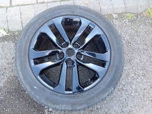Nissan Juke 17" black alloy wheel with tyre 1KA2A 215/55/17 | eBay