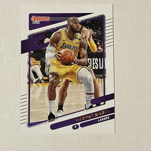 2021-22 Donruss Basketball LeBron James Base Card #12 Los Angeles ...