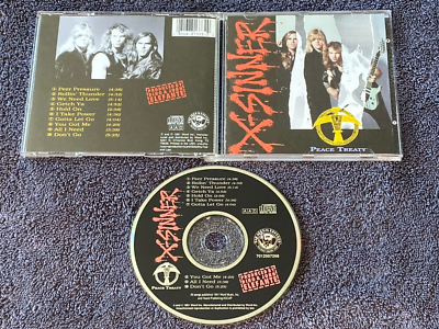 X-SINNER Peace Treaty CD ORIGINAL 1991 PAKADERM Dino Elefante NEARMINT ...