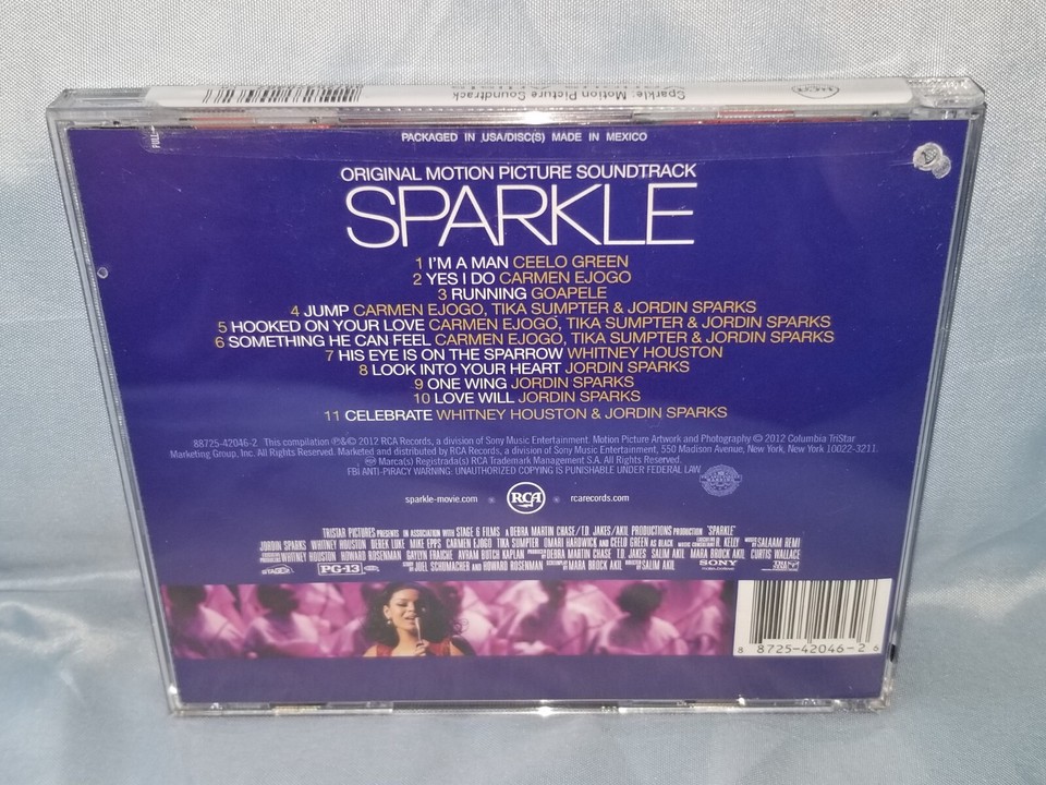 Sparkle SIGNED CD Original Motion Picture Soundtrack Jordin Sparks ...