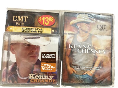 CMT Pick ~ Exclusive 2-Pack: KENNY CHESNEY (DVD/CD, 2005, CMT/BNA) | eBay