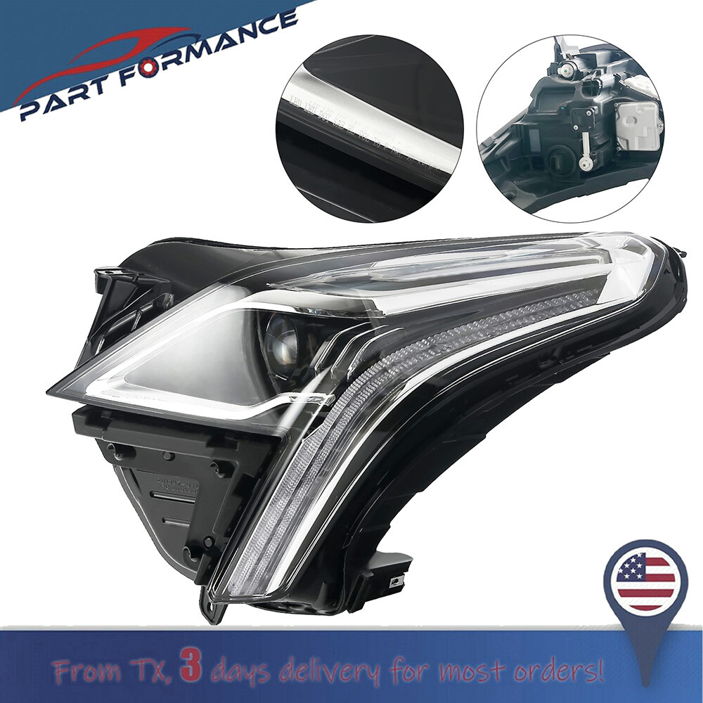 For Cadillac XT5 Full LED With/ Leveling Headlight Driver Left Side LH ...
