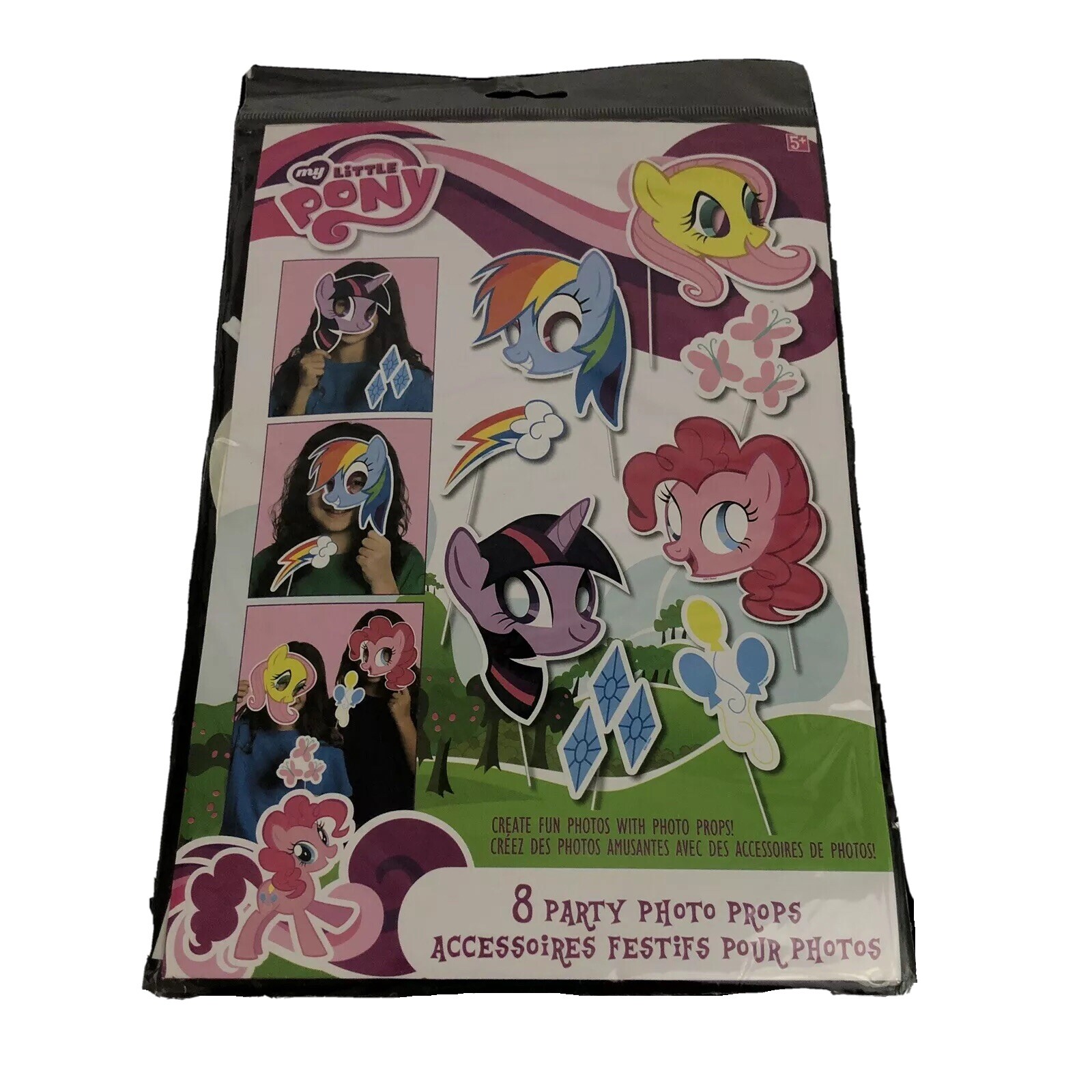 Birthday Party My Little Pony Photo Booth Props Super Cute Girls ...