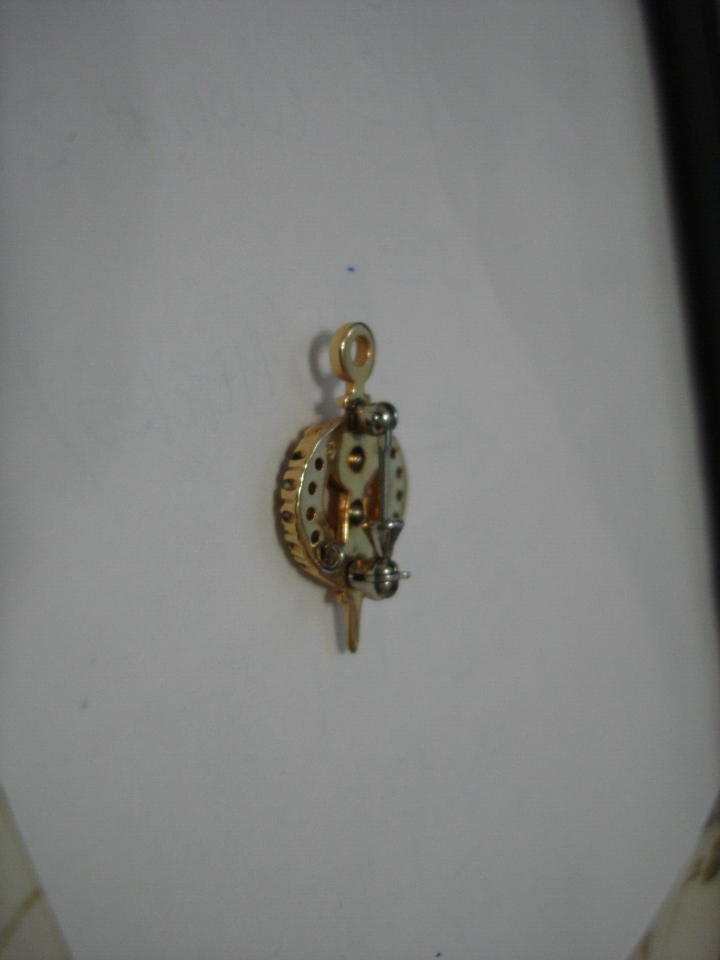 Vtg 10k Gold Sigma Theta Tau Key Symbol Scholarship Enamel Jeweled ...