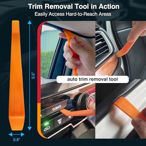 Dash Cam Cable Management Kit Auto Trim Tool Clips Adhesive Ties | eBay