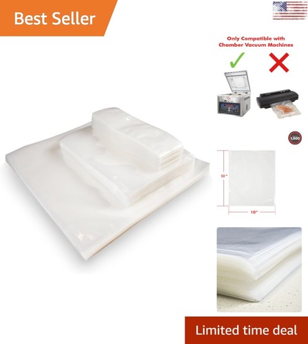 Heavy-Duty Multi-Purpose Chamber Machine Pouches - 10 x 13 inches, Pack ...