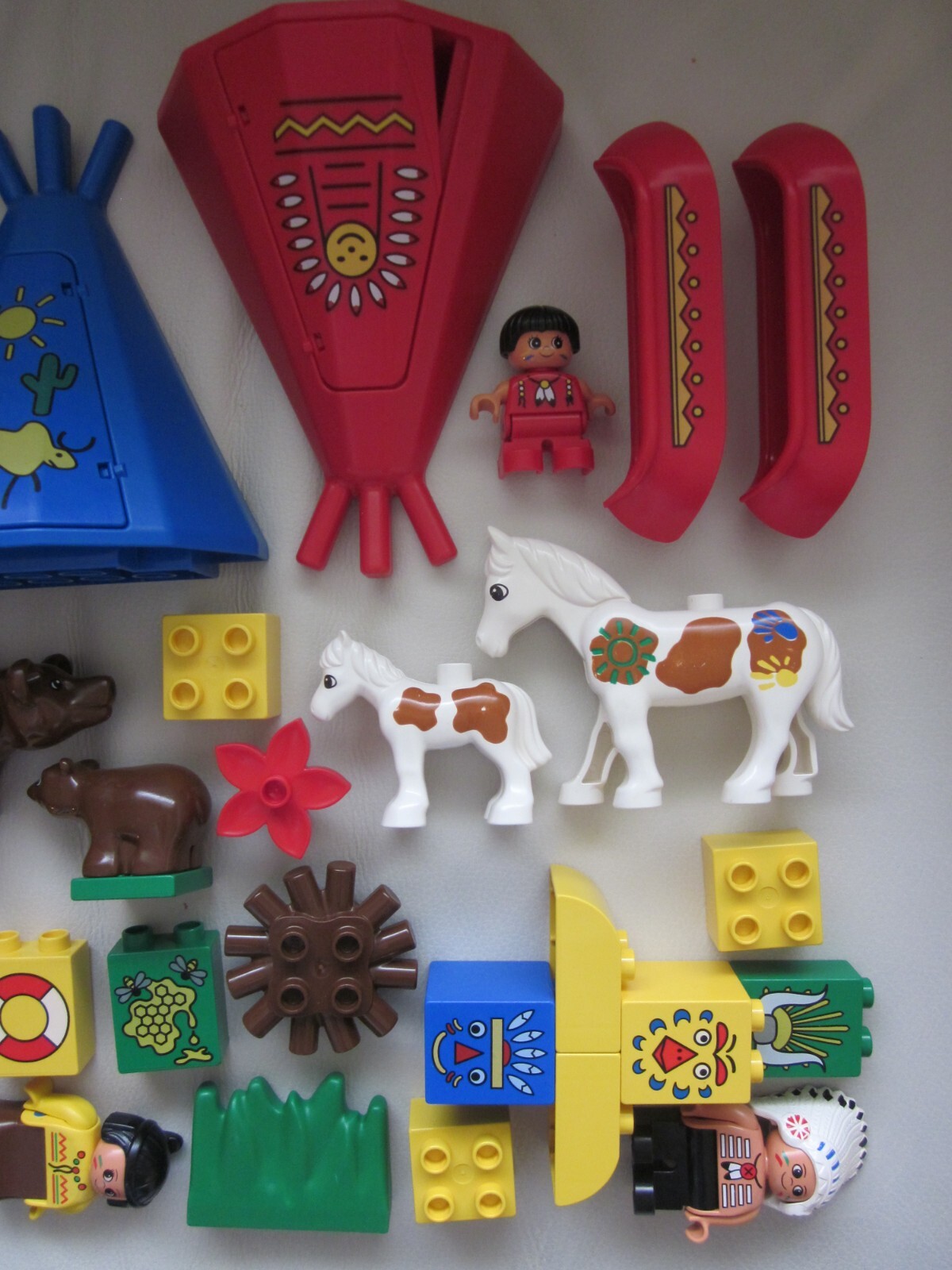 Lego Duplo Indianer Konvolut mit Zelten, Figuren etc. | eBay.de