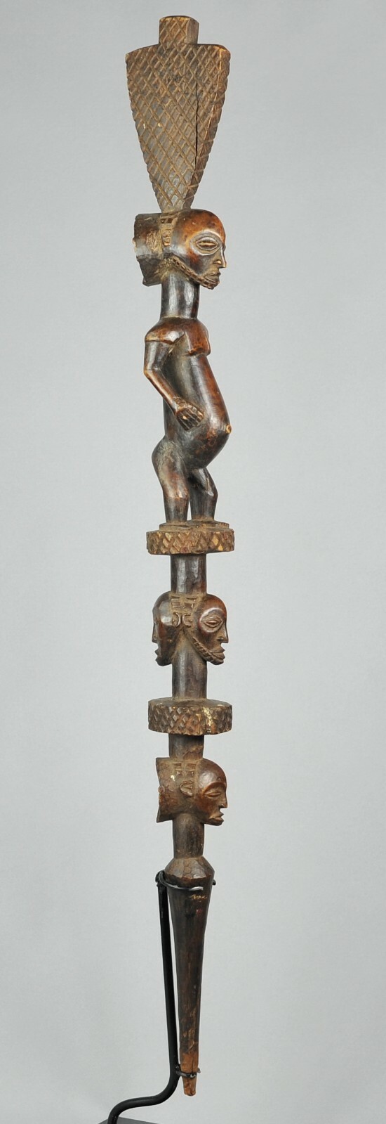 HEMBA Congo Canne Bâton chef walking stick chief's staff Art Africain ...