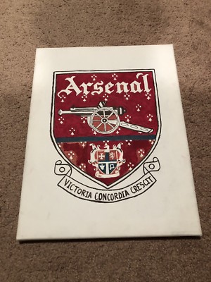 Arsenal Badge Drawing Canvas 11x14 | eBay