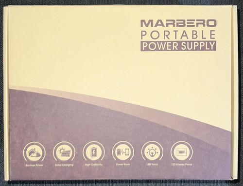 MARBERO Portable Power Station 100W Generator 167Wh, Battery Power ...