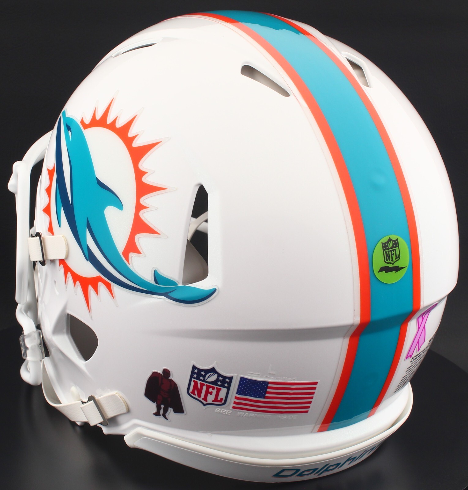 MIAMI DOLPHINS NFL Riddell SPEED Full Size Authentic Football Helmet | eBay