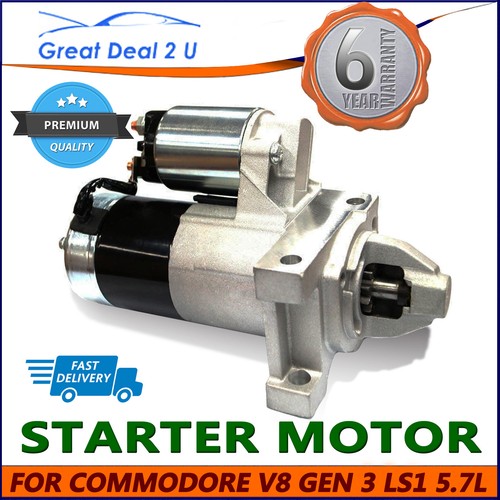 Starter Motor for Holden Commodore Calais 5.7L V8 LS1 VT VX VY VZ SS ...