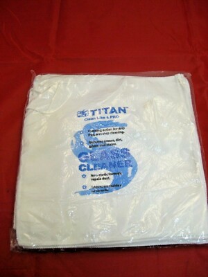 Titan Clean Like a Pro Microfiber Glass 8 x 8 Cloth Glass Cleaner 12 ...