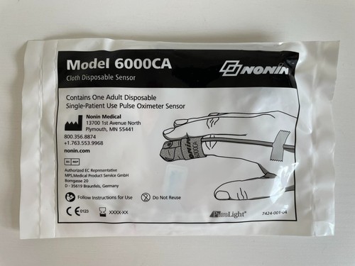 NONIN 6000CA Single Patient Pulse Oximeter Sensor | eBay