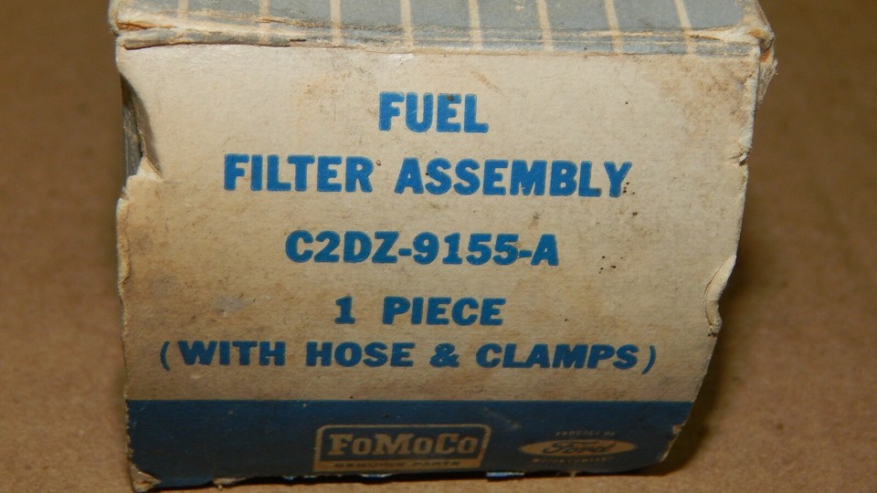 NOS 1962 FALCON 144ci 170ci FOMOCO FUEL FILTER ASSEMBLY C2DZ 9155 A | eBay