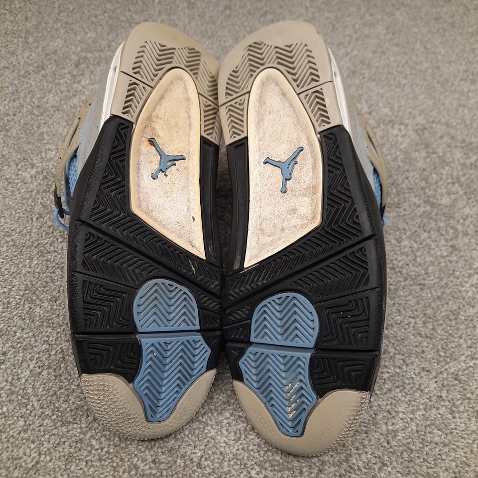 Nike Air Jordan 4 Retro UNC University Blue Men’s Size 8 Sneaker Shoe ...