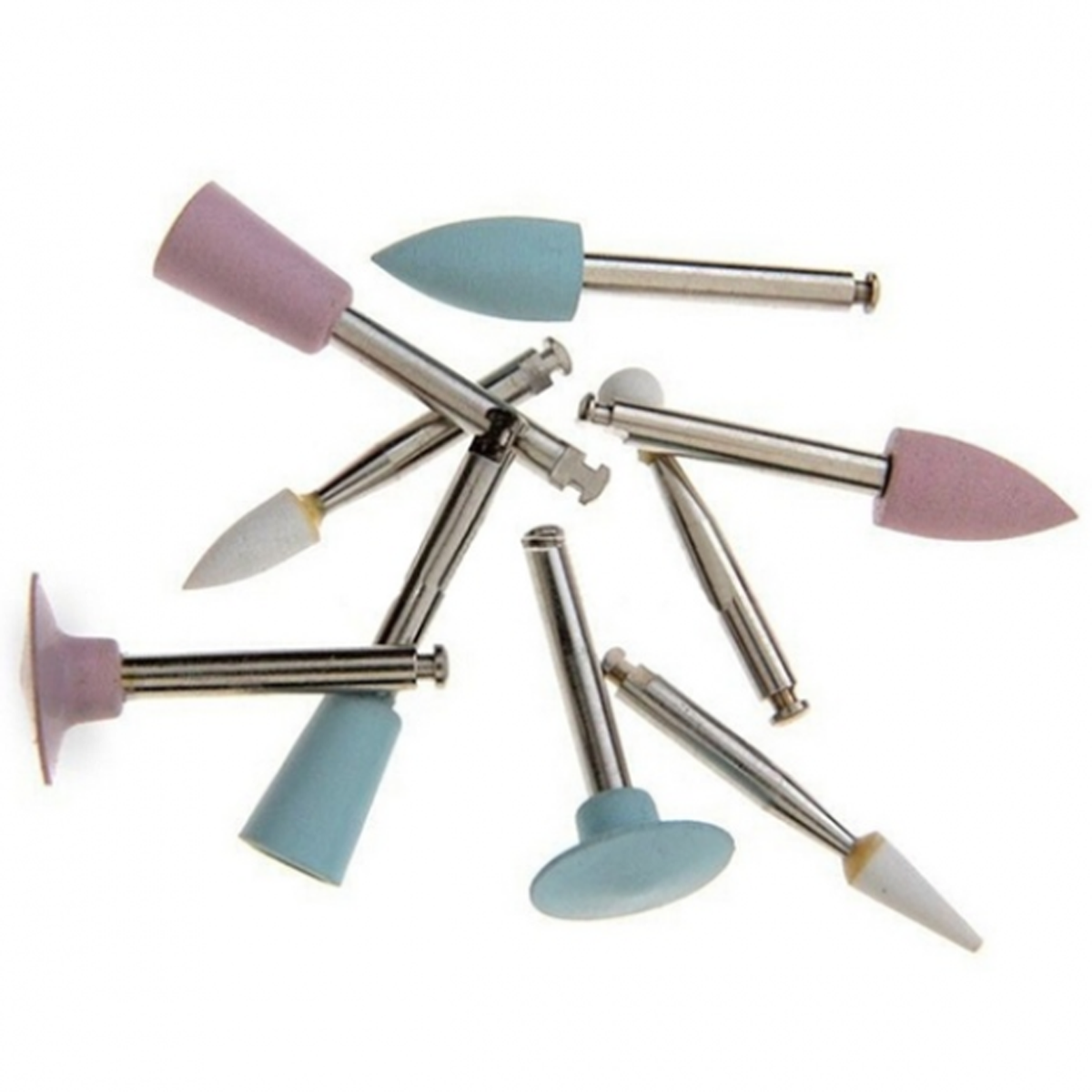 Composite Finishing Bur Teeth Polishing Dental Diamond Burs Kit Drills ...