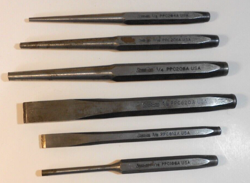 Snap On 6 pc Chisel & Punch Set R3A | eBay