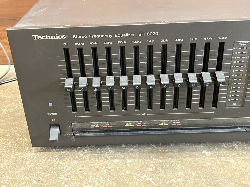 TECHNICS SH 8020 STEREO FREQUENCY EQUALIZER Tested Working | eBay