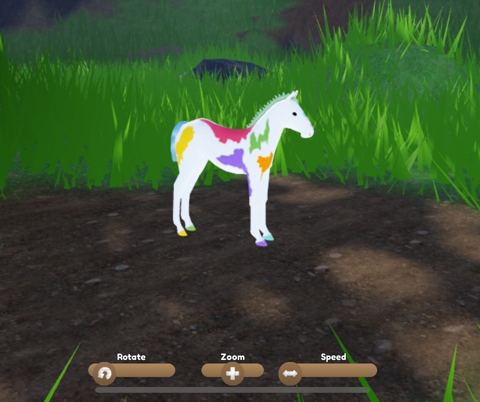 Wild Horse Islands |Roblox| Easter 22' Forever Foal Paint Horse | eBay