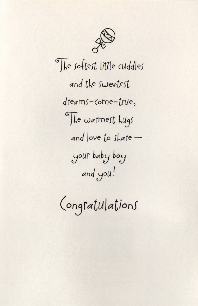 Baby Shower Notes Congratulations