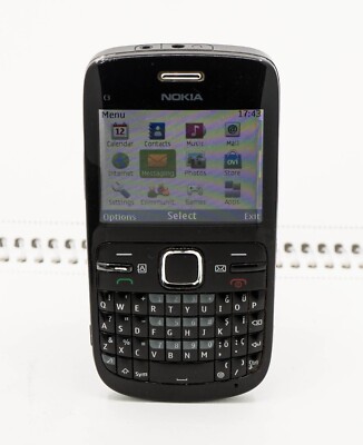 Nokia C Series C3-00 - Black (Unlocked) Cellular Phone 94922057365| eBay