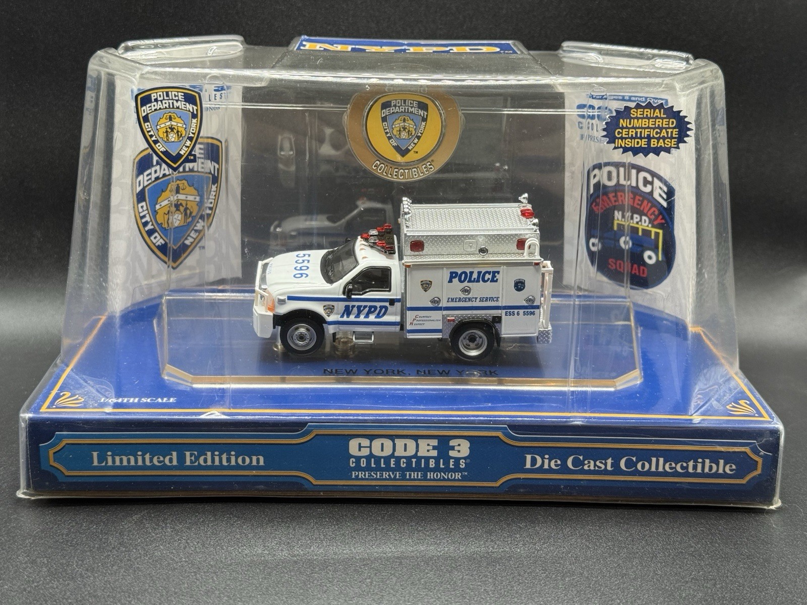 Code 3 Collectibles NYPD ESU - ESS 6 #5596 Ford Radio Emergency Patrol ...