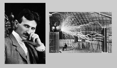 Nikola Tesla PHOTOS Portraits Experiment Laboratory 1896 Photo Lot | eBay
