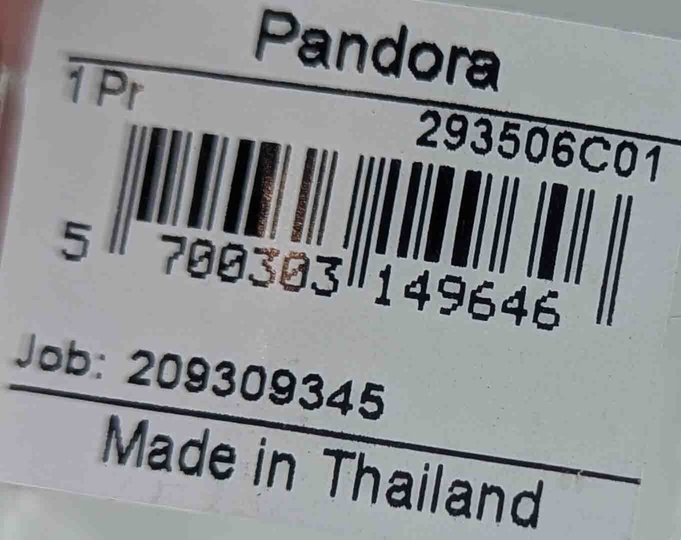 100% Authentic PANDORA 925 Sparkling Bow Stud Earrings Necklace Gift ...
