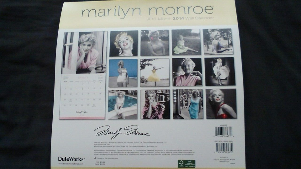 Marilyn Monroe - Calendar 2014 | eBay UK
