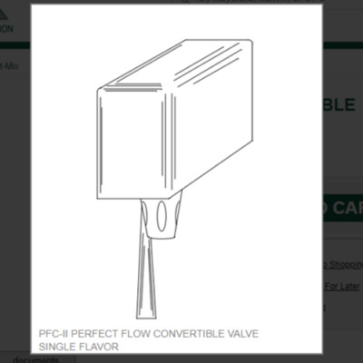 PFC-II PERFECT FLOW CONVERTIBLE VALVE SINGLE FLAVOR #PFC-II | eBay