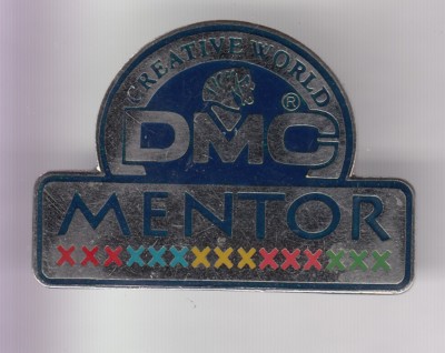 RARE PINS PIN'S .. ENTREPRISE COUTURE SEWING TRICOT FIL ART DMC MENTOR ...