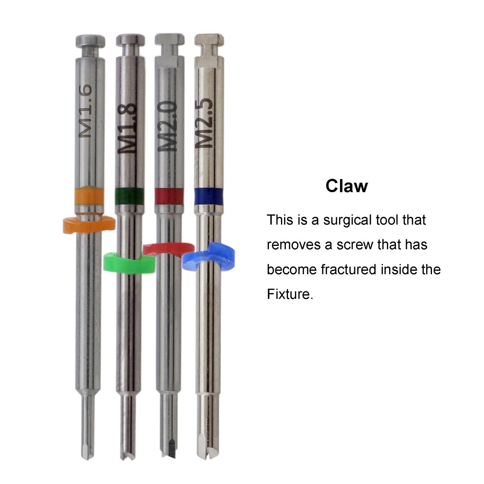 US Dental Implant Screw Remover Rescue Tool Broken Screw Removal Kit ...