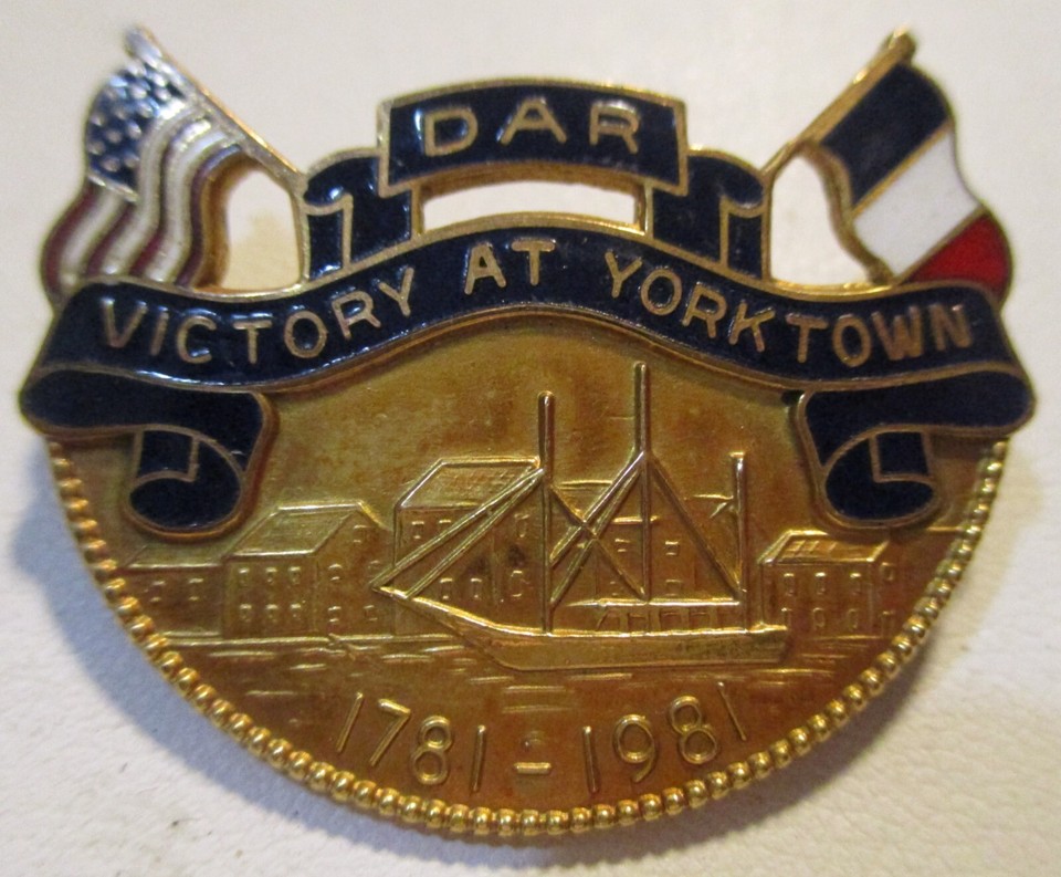 Daughters of the American Revolution Pin Gold Filled Victory at ...