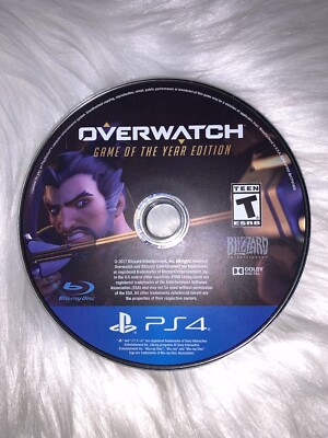Overwatch: Game of the Year Edition (Sony PlayStation 4, 2017) DISC ...