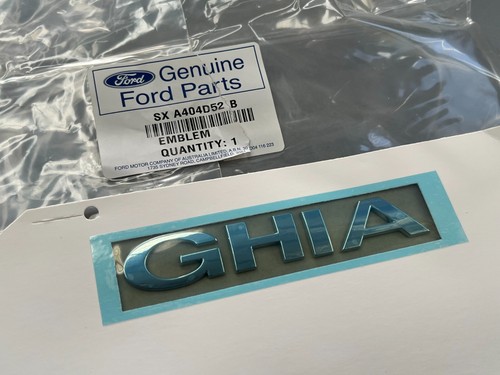 FORD FAIRMONT TERRITORY GHIA BADGE DECAL SXA404D52B GENUINE | eBay ...