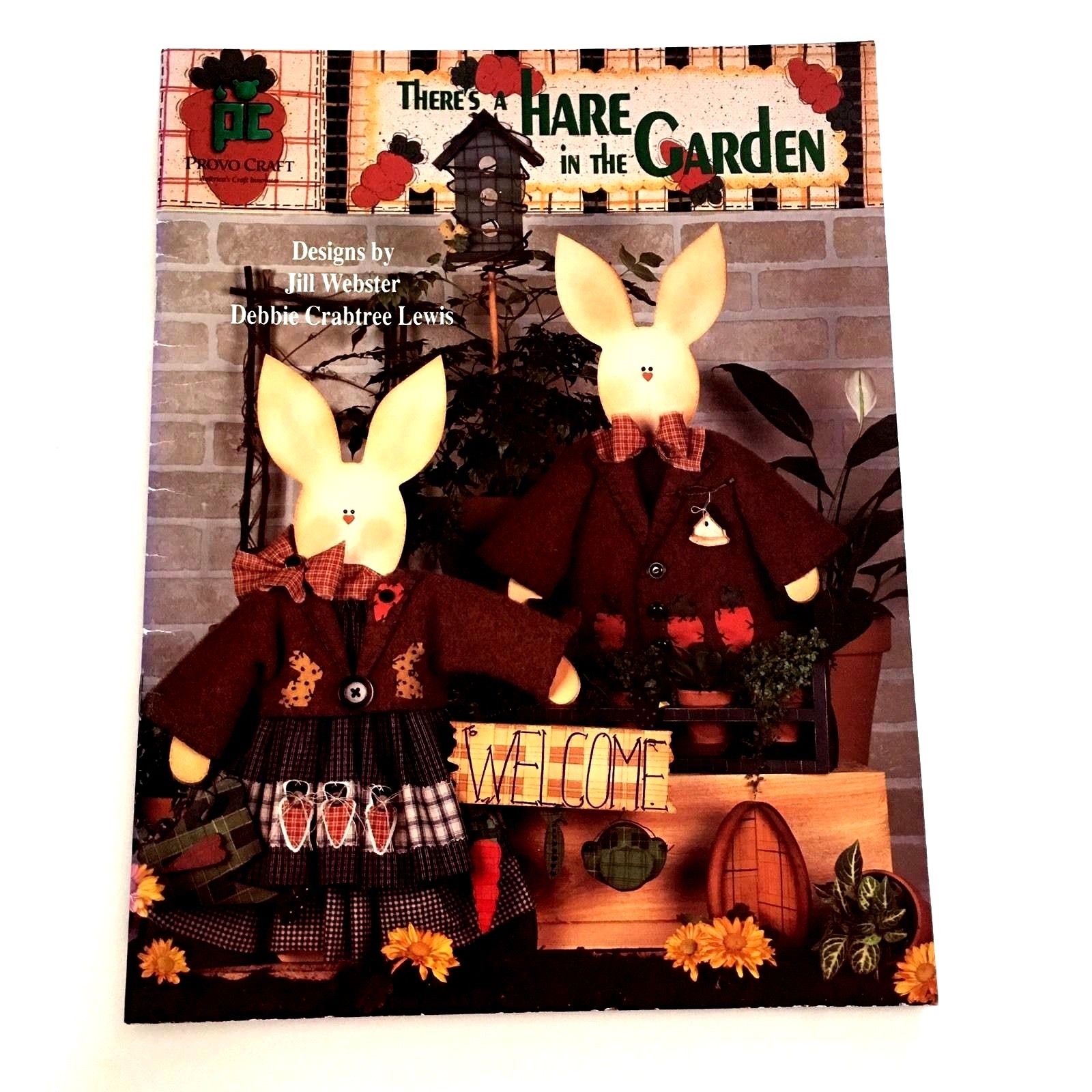 There's A Hare in the Garden Jill Webster Debbie Lewis Tole Decorative ...