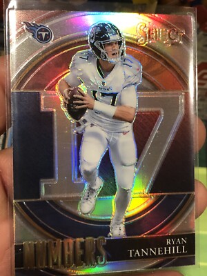 2021 Panini Select Ryan Tannehill Numbers Silver Prizm Insert #SN-15 ...