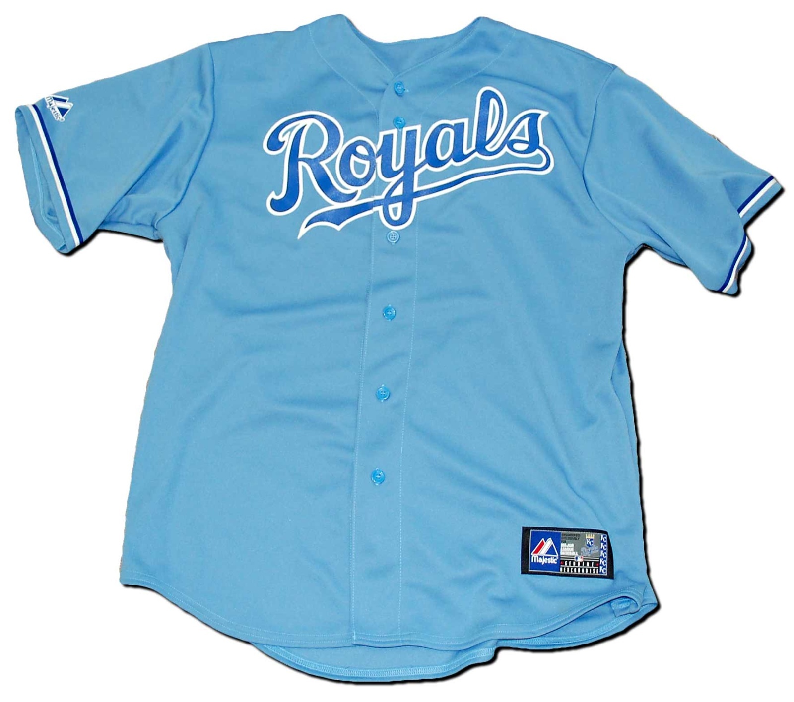 Majestic Replica Royals Powder Blue Jersey | eBay