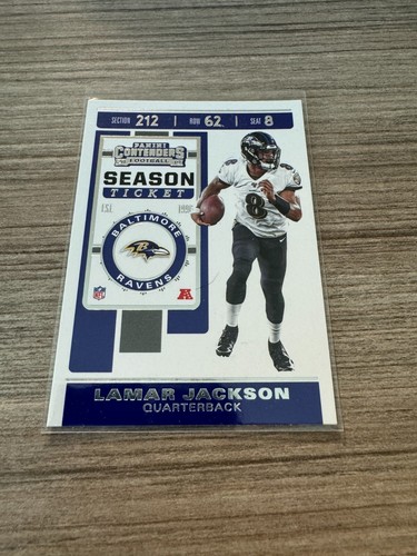 2019 Panini Contenders #15 Lamar Jackson Base Card | eBay
