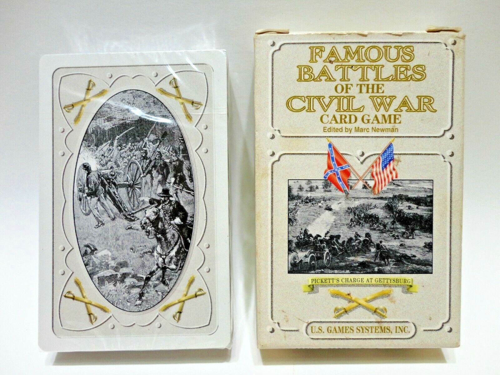 Famous Battles Of the Civil War Card Game 1995 U.S. Games Systems ...