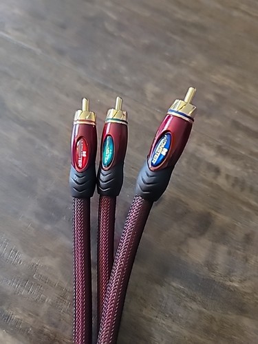 Monster THX Certified Component Gold RCA Cable 12 Feet A/V Red Blue ...